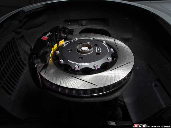 ECS - 039534la01aKT1 - 8V RS3 - 2-Piece Slotted Brake Rotors - Front ...