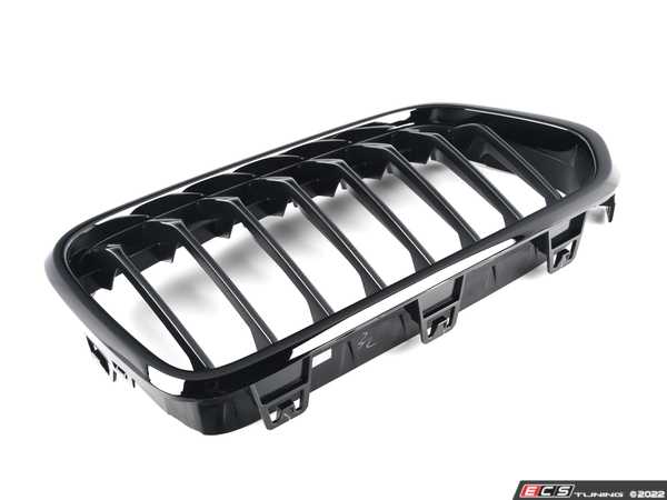 Genuine BMW - 51138080621 - High Gloss Black Kidney Grille - Left (51 ...