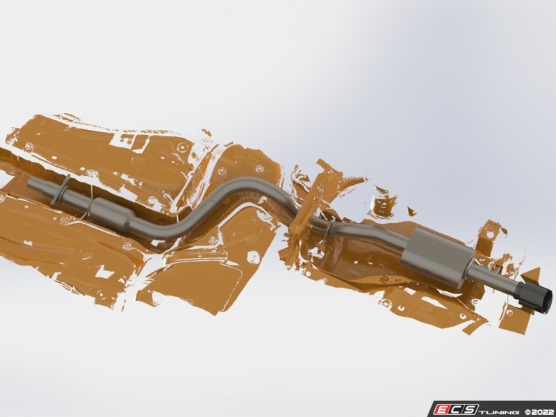 ECS - 013940LA03-01 - MK4 Jetta Performance Catback Exhaust System