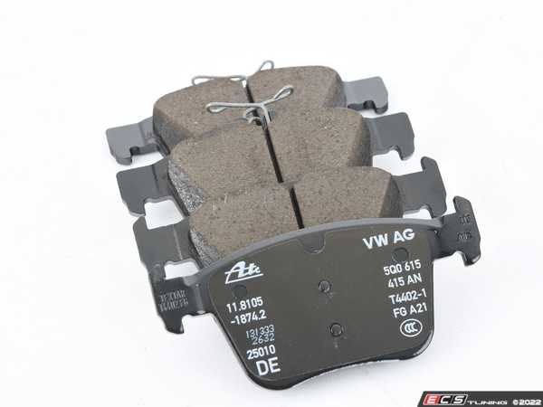 Genuine Volkswagen Audi - 5Q0698451AK - Rear Brake Pad Set (5Q0 698 451 AK)