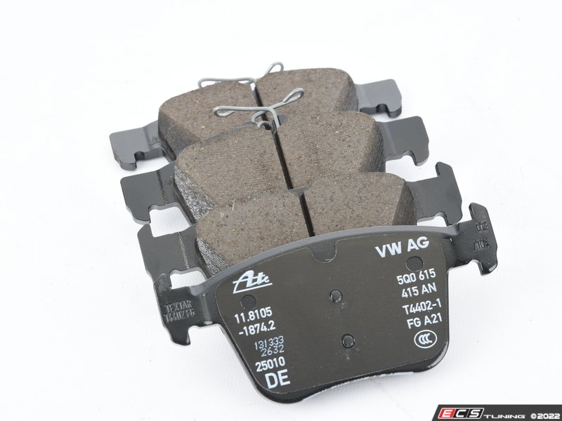 Genuine Volkswagen Audi - 5Q0698451AK - Rear Brake Pad Set (5Q0 698 451 AK)