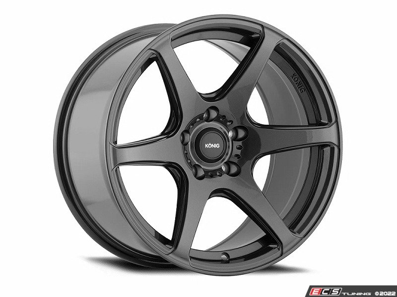 Konig - tm76510456KT - 16" KONIG Tandem Wheel Set - Gloss Graphite