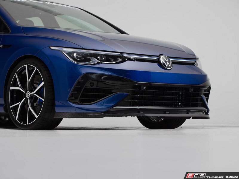 ECS - 033459la01-01KT - MK8 Golf R Carbon Fiber Front Lip Spoiler