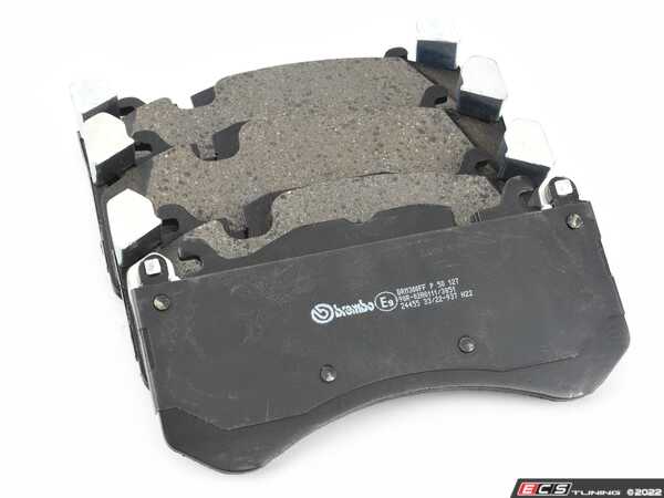 Brembo - 0004206600 - Premium Low-Met OE Equivalent Front Brake Pad Set