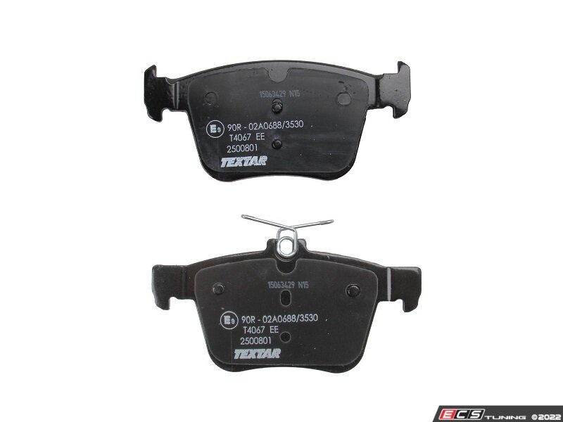 Textar - 8V0698451B - Rear Brake Pad Set