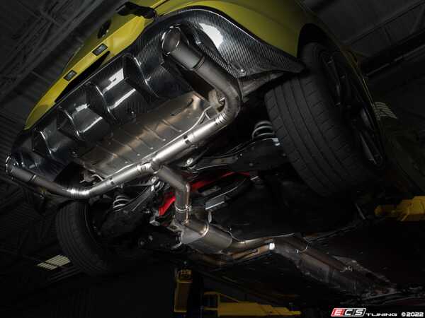 ECS - 014757LA02 - ECS "Ti.22" MK8 GTI 3.0" Titanium Catback Exhaust System