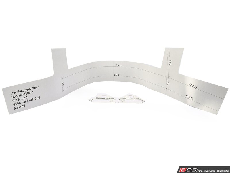 Genuine BMW - 51625A1CCB3 - Mounting Kit for M Performance Spoiler ...