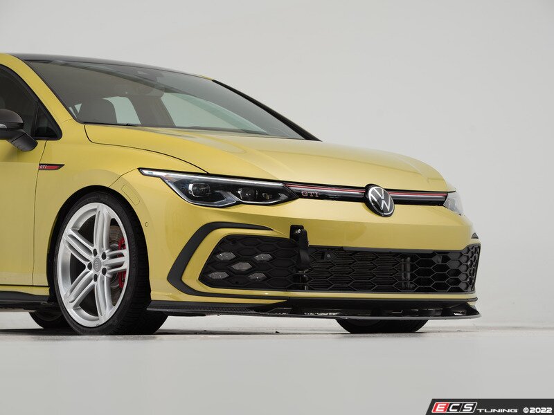 ECS - 036674la01-02KT - MK8 GTI Carbon Fiber Front Lip Spoiler