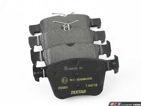 Textar - 8V0698451B - Rear Brake Pad Set
