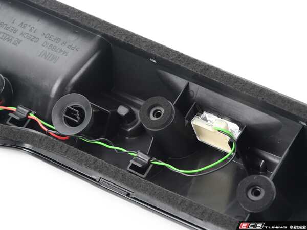 Genuine MINI - 51135A45680 - Trunk Lid Grip - Black | Camera Version ...