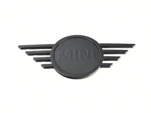 Genuine MINI - 51149880867 - Trunk Emblem Piano Black "Black Line ...