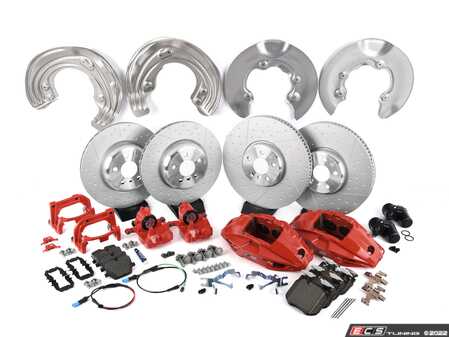 Genuine BMW - 34112450161 - M Performance Brake Kit - Red (374x36mm ...