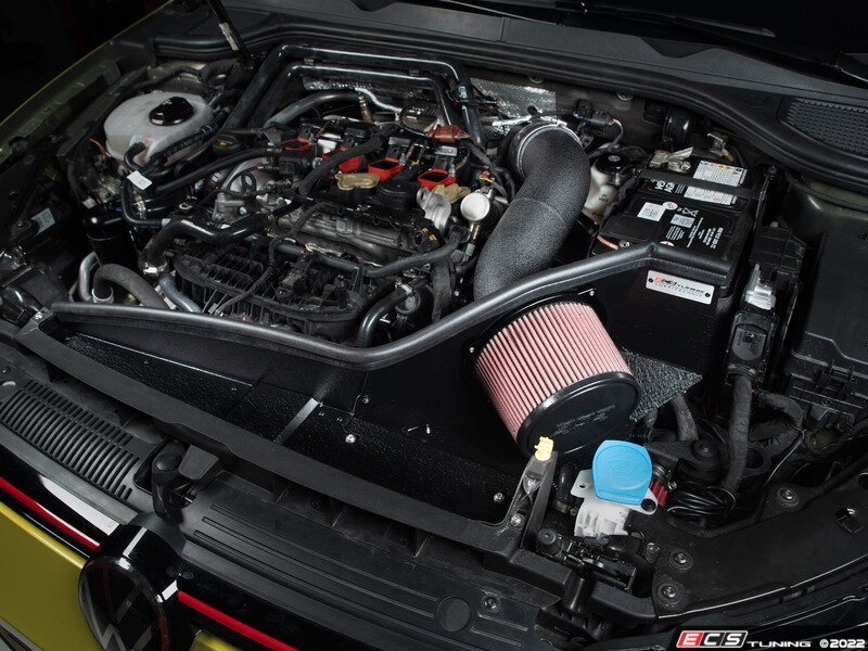 ECS - 015083LA7 - MK8 GTI Luft-Technik Intake System - With Aluminum ...