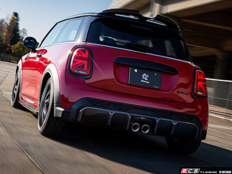 3D Design - 3108-25622 - 3D Design MINI JCW F56 LCI2 Carbon Fiber ...