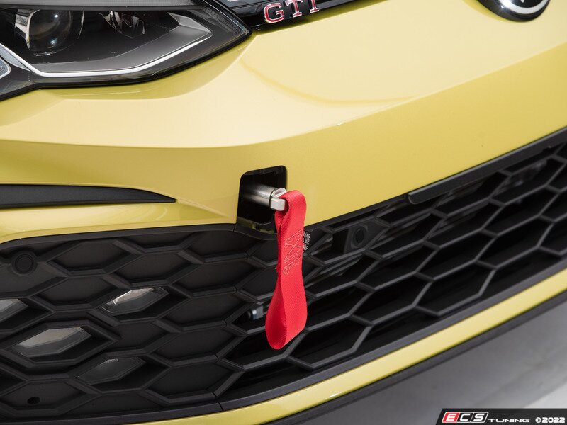 ECS News - New MK8 GTI Tow Straps & Front Lips
