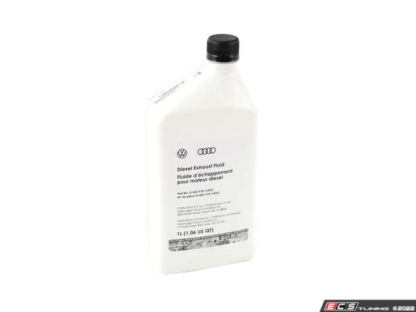 Genuine Volkswagen Audi - G0529101LPDC - AdBlue DEF Fluid - 1 Liter (G ...