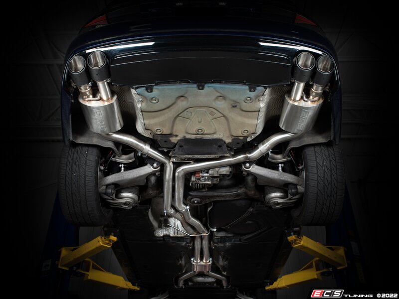 ECS - 012767LA01KT - C7 S6/S7 Cat Back Valved Exhaust