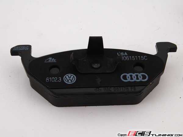 Genuine Volkswagen Audi - 1J0698151F - Brake Pads (1J0 698 151 F)