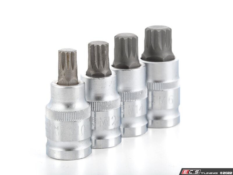 Schwaben - hbs-1254-m10-m16 - Triple Square Socket Kit - 4 Pieces