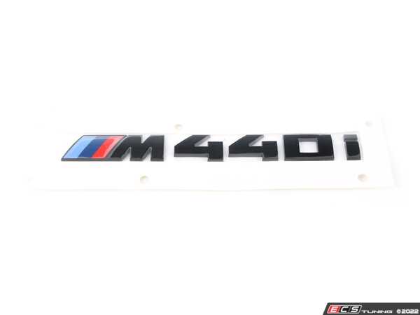 Genuine BMW M Performance - 51142472852 - BMW M Model Badge - Black ...