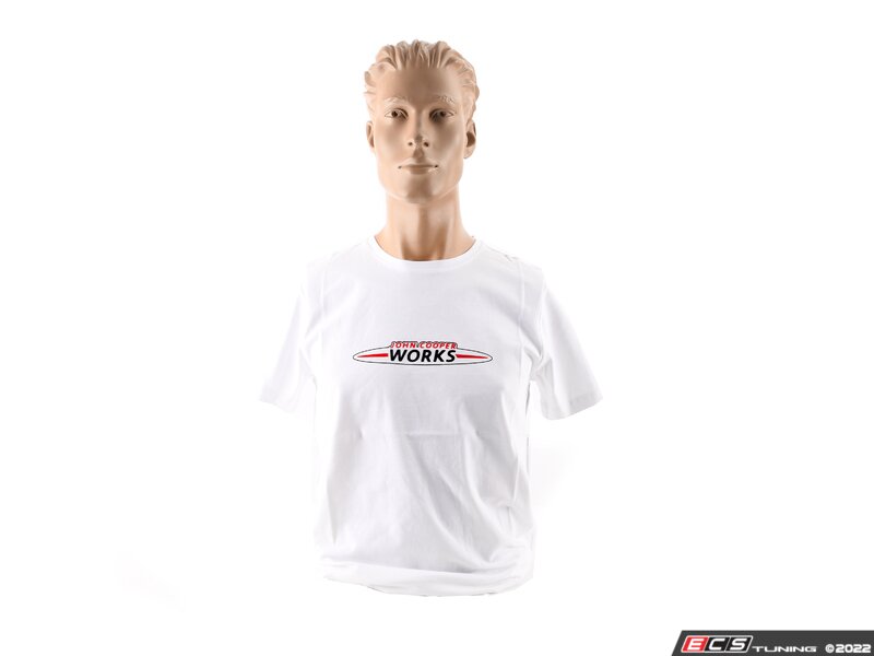 Genuine MINI - 80142454508 - MINI JCW MEN'S Logo T Shirt Logo White ...