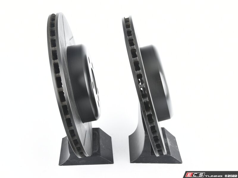 ECS - 34208853554-S - Rear V5 Slotted Brake Rotors - Set (345x24)