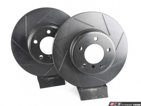 ECS - 34116864906-S - Front V5 Slotted Brake Rotors - Set (324x30)