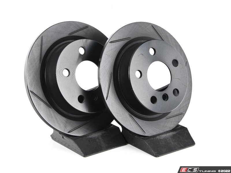 ECS - 34216799383-S - Rear V5 Slotted Brake Rotors - Set (259x10)