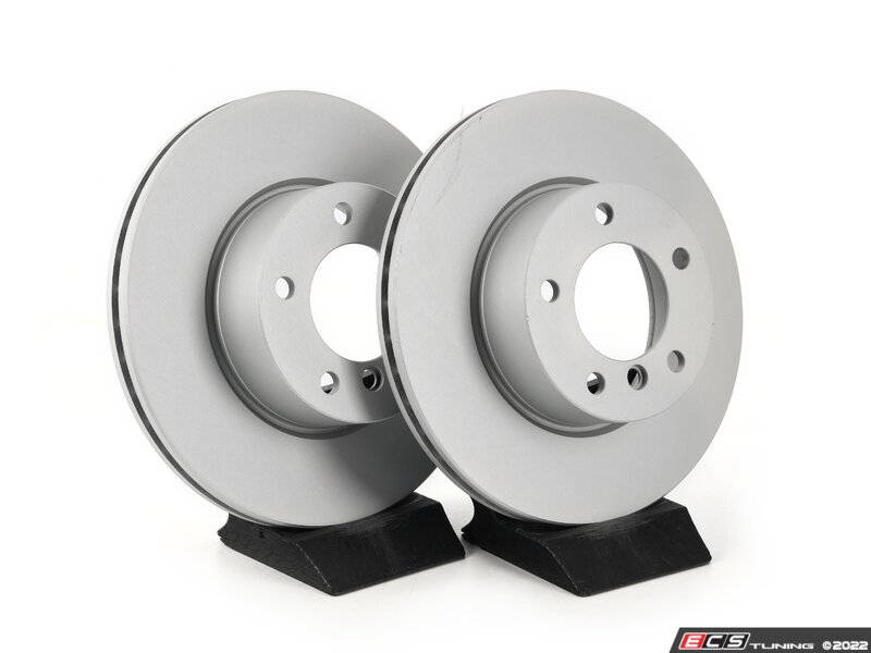 ECS - 34116854998-P - Front V5 Plain Brake Rotors - Set (300x24)