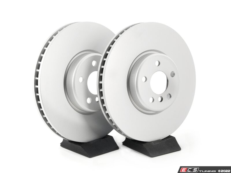 ECS - 34116860911-P - Front V5 Plain Brake Rotors - Set (348x36)