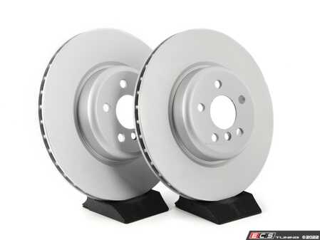 ECS - 34208853554-P - Rear V5 Plain Brake Rotors - Set (345x24)