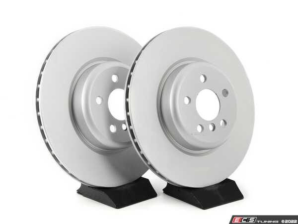 ECS - 34208853554-P - Rear V5 Plain Brake Rotors - Set (345x24)