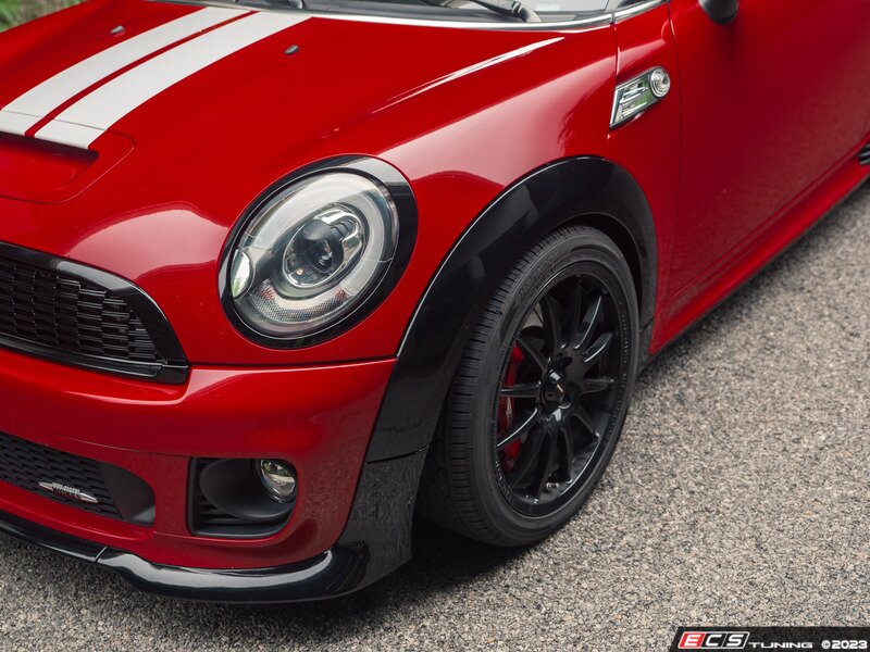 ECS News - New ECS Black Line | Gloss Black Trim JCW Body Kit