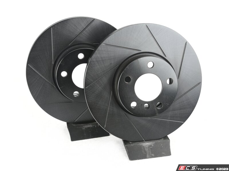 ECS - 34116886478-S - Front V5 Slotted Brake Rotors - Set (332x30)
