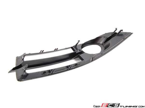 Genuine Volkswagen Audi - 4F0807682D01C - Fog Light Grille - Right (4F0 ...