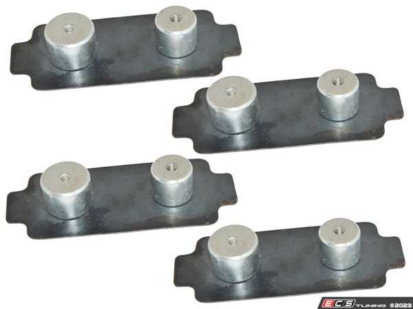 Hamburg Tech - 99635108802KT - Front Brake Pad Damping Plate - Set Of Four