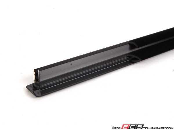 Genuine BMW - 51347060249 - E90 Matte Black Channel Cover/Seal - Rear ...