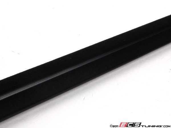 Genuine BMW - 51337060236 - Matte Black Channel Cover/Seal - Front ...