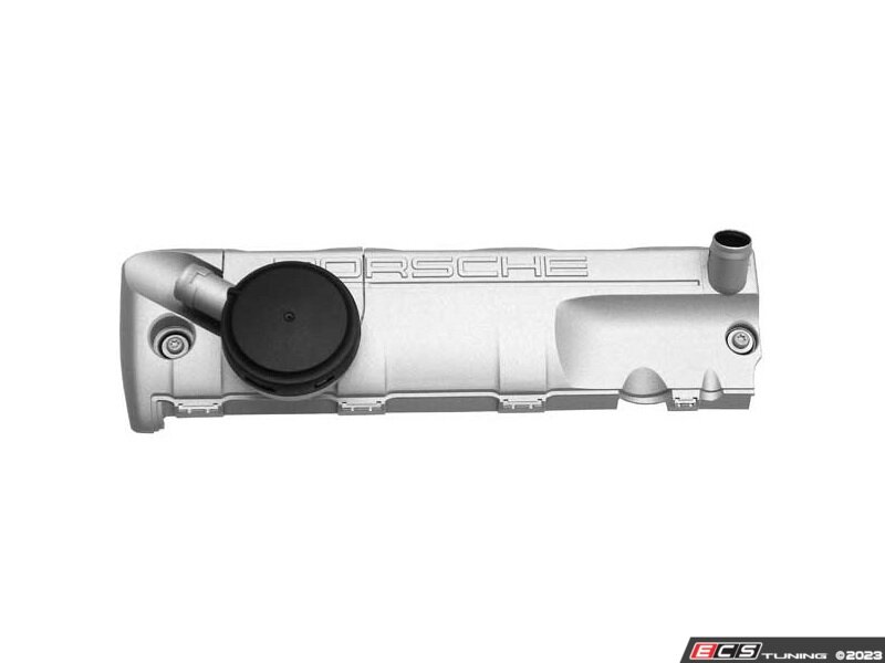 Genuine Porsche - 94810723602 - Left Air/Oil Separator - Silver