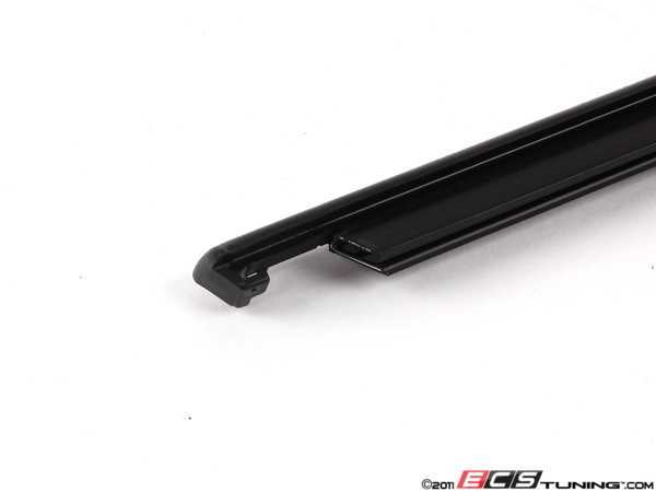 Genuine BMW - 51337060236 - Matte Black Channel Cover/Seal - Front ...