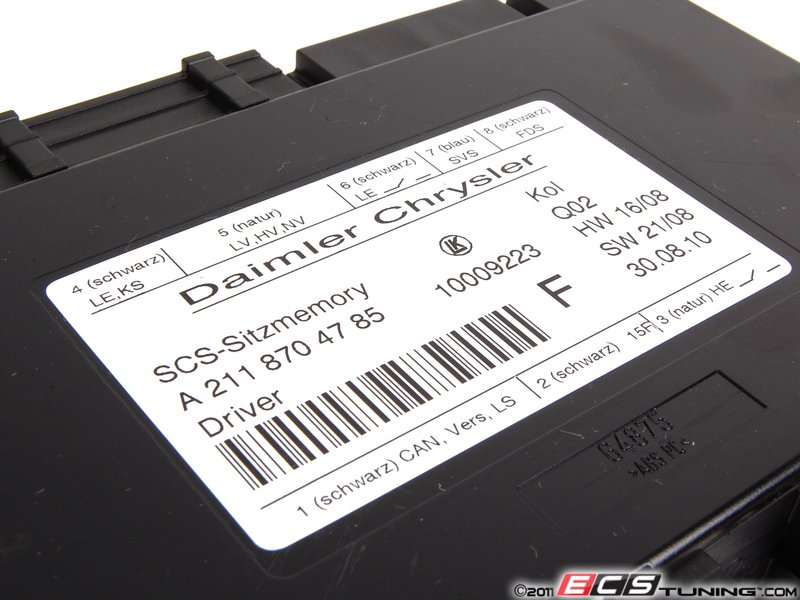 Genuine Mercedes Benz - 2118704785 - Seat Control Unit - Left Front