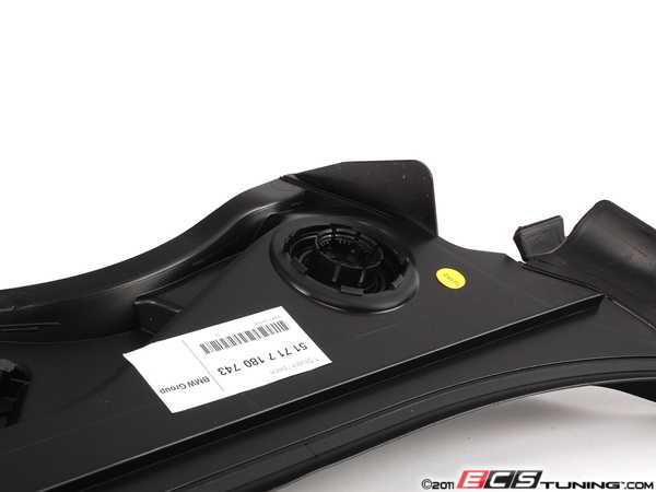 Genuine BMW - 51717180743 - Rain Tray / Water Deflector (51-71-7-180-743)