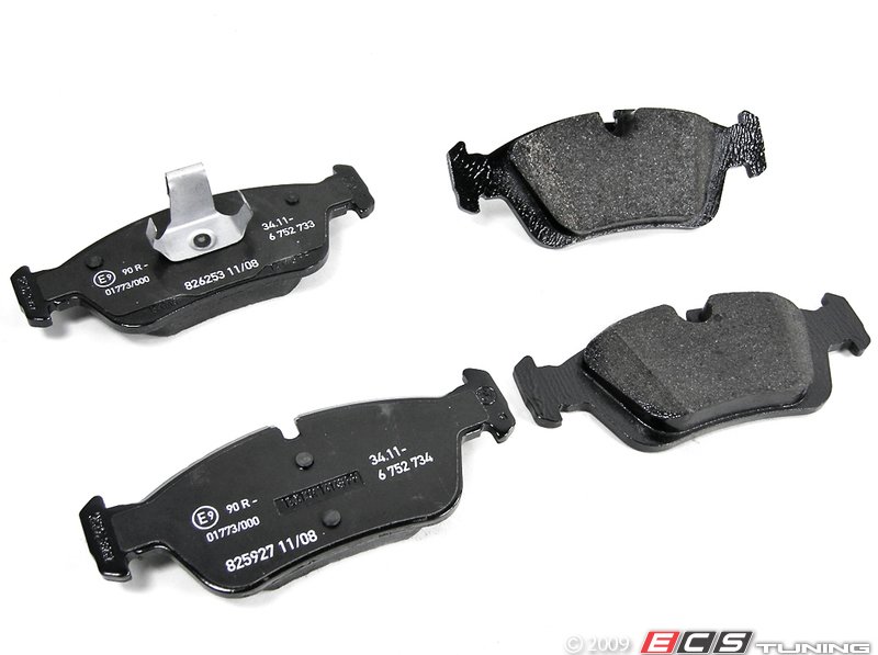 Genuine BMW - 34116761244 - Front Brake Pad Set (34-11-6-761-244)