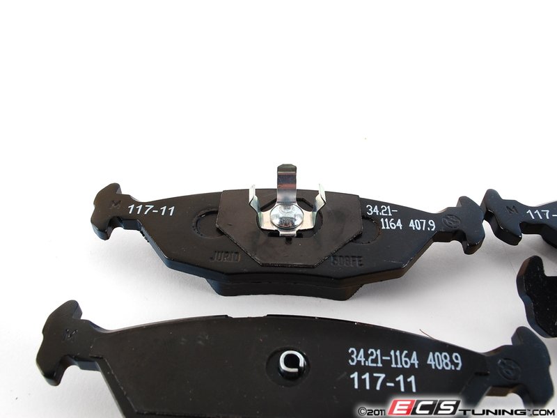 Genuine BMW - 34211158912 - Rear Brake Pad Set (34-21-1-158-912)