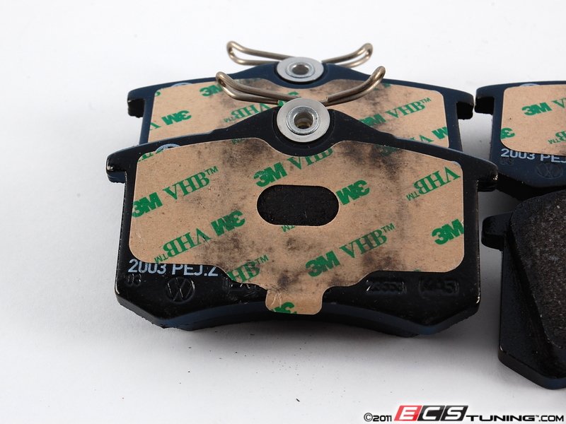 Genuine Volkswagen Audi - 1H0698451H - Brake Pad Set - Rear - (NO ...