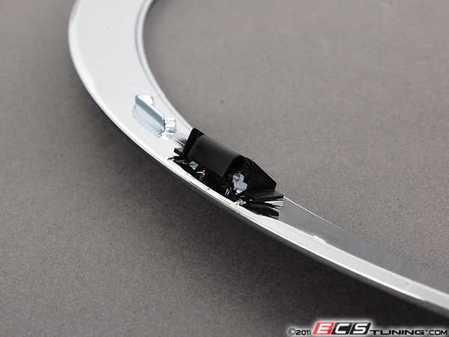 Genuine MINI - 51137149905 - Headlight Trim Ring Chrome - Driver ( Left ...