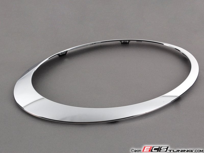 Genuine MINI - 51137149906 - Headlight Trim Ring Chrome - Passenger ...