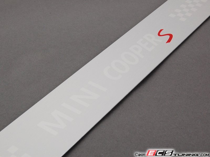 Genuine MINI - 51477406649 - Cooper S Logo Door Sill For Rocker Panel ...
