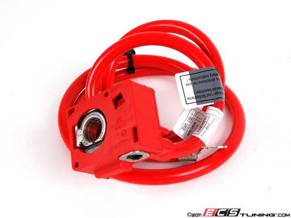 Genuine BMW - 61126989780 - Positive Battery Cable (61-12-6-989-780)