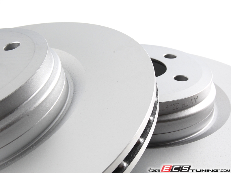 Genuine BMW - 34216775291 - Rear Brake Rotors - Pair (370mm)